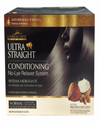 Dominican Magic Ultra Straight No Lye Relaxer Kit Regular (Normal ...